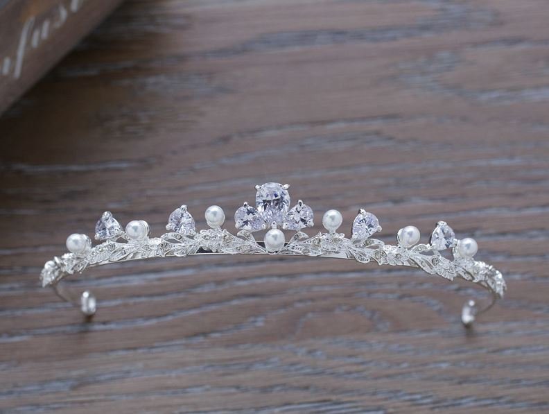 Sølv Tiara Marie - Tiaraer - Prinsessens.dk